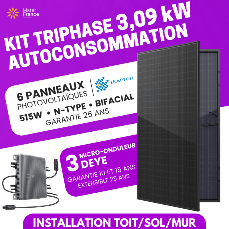 Kits Photovoltaïques Autoconsommation Haute Performance | MATERFRANCE